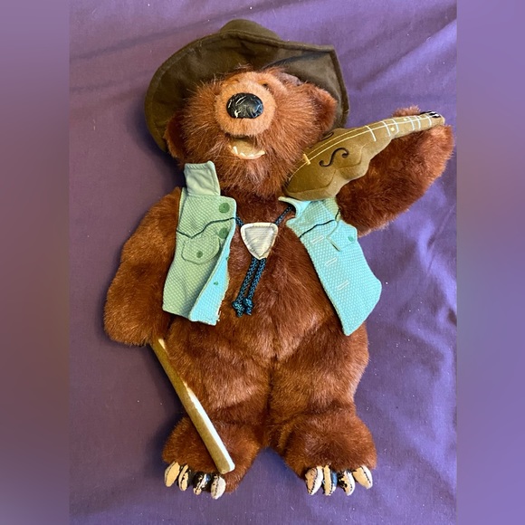 Disney | Toys | Disney Store Plush Country Bear Zeb Fiddle Playing ...
